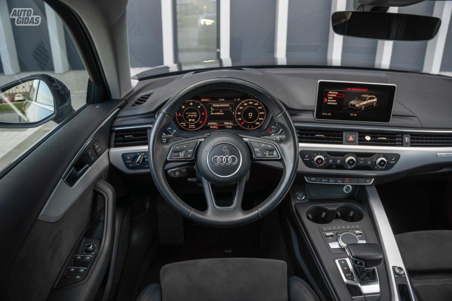 Melns Audi A4 2017 Viļņa, ar dzinēja tilpumu 2.00 L un nobraukumu 243 tūkst. km par 19100 €, foto 22 vietnē AUTOMOTO.COM.LV