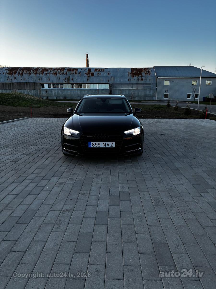 Black Audi A4 2017 in Tallinn, with an engine capacity of 2.00 L and mileage of 188 thousand km for 16300 €, photo 1 on AUTOMOTO.COM.LV
