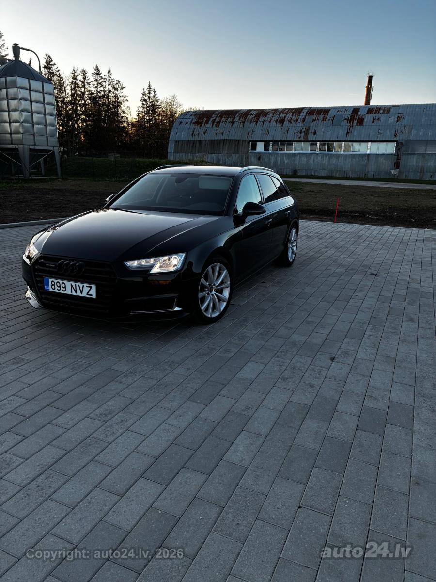 Black Audi A4 2017 in Tallinn, with an engine capacity of 2.00 L and mileage of 188 thousand km for 16300 €, photo 4 on AUTOMOTO.COM.LV