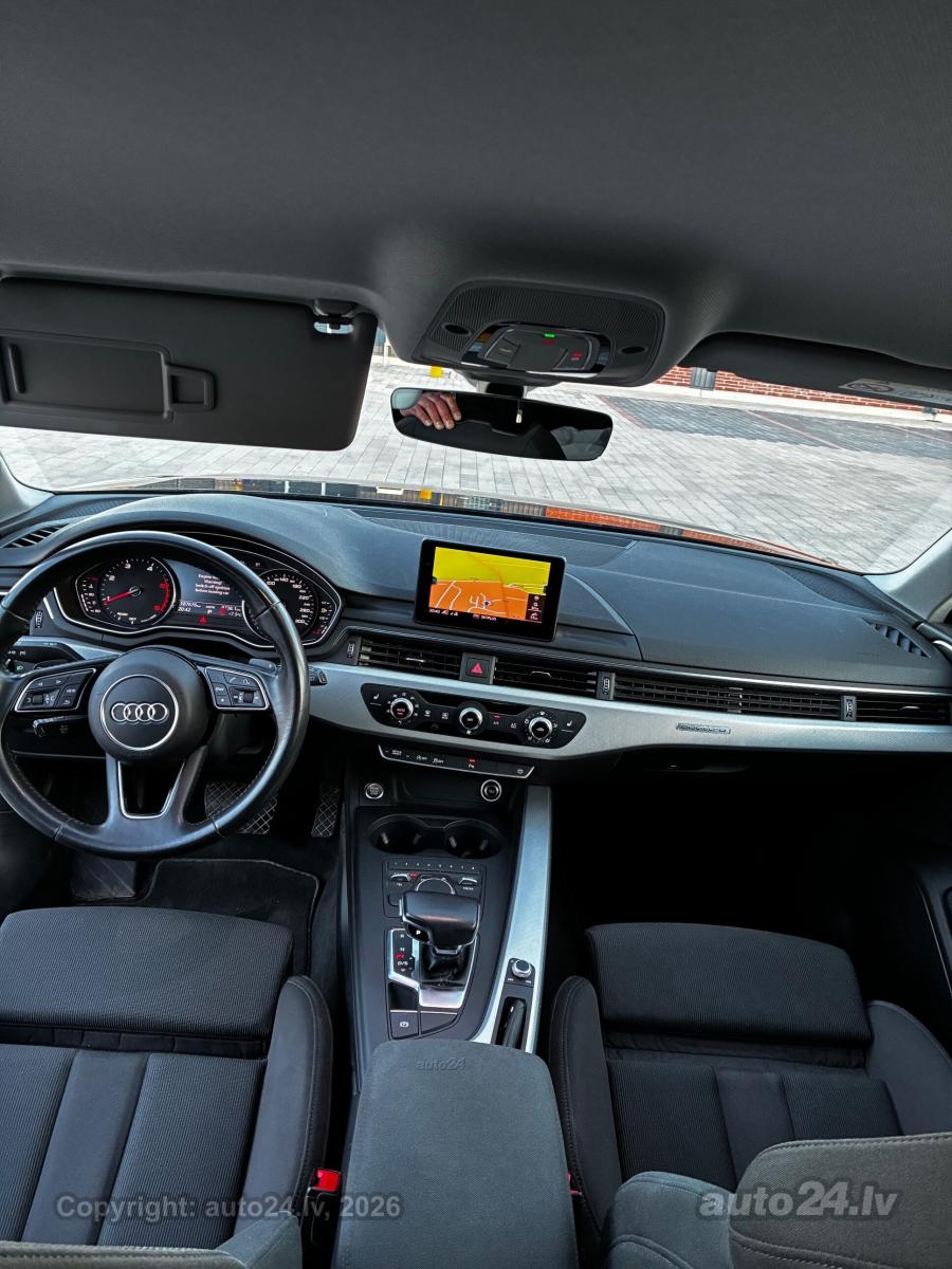 Black Audi A4 2017 in Tallinn, with an engine capacity of 2.00 L and mileage of 188 thousand km for 16300 €, photo 13 on AUTOMOTO.COM.LV
