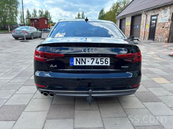 Black Audi A4 2017 in Jelgava, with an engine capacity of 3.00 L and mileage of 388 thousand km for 11500 €, photo 5 on AUTOMOTO.COM.LV