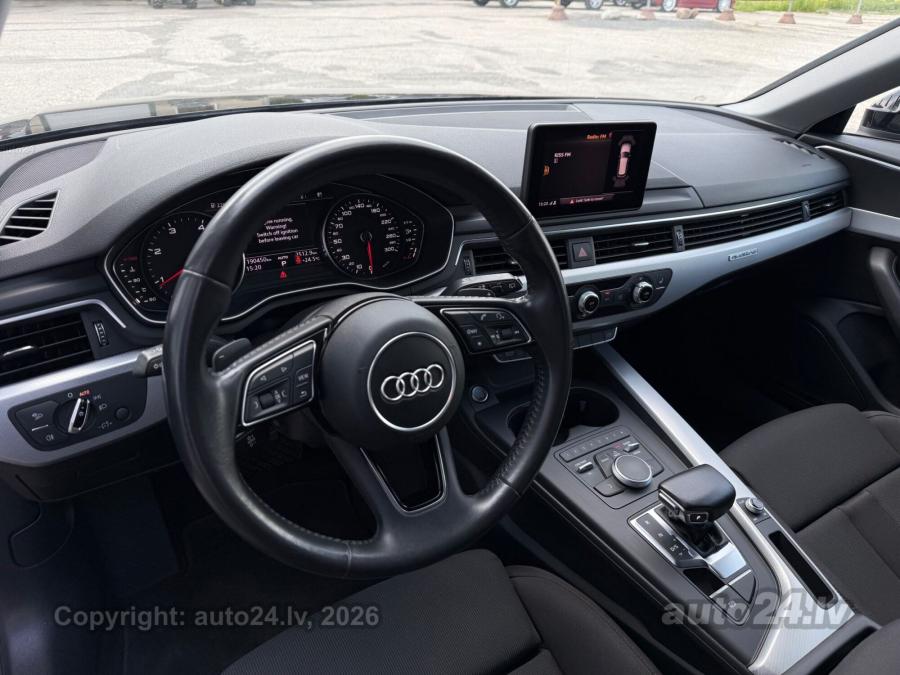 Black Audi A4 2017 in Rapla, with an engine capacity of 2.00 L and mileage of 190 thousand km for 15900 €, photo 6 on AUTOMOTO.COM.LV