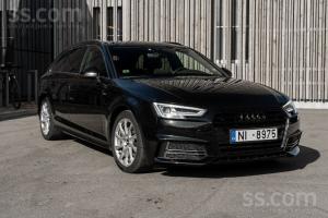 Melns Audi A4 2017 Rīga, ar dzinēja tilpumu 2.00 L un nobraukumu 265 tūkst. km par 11777 €, foto  vietnē AUTOMOTO.COM.LV