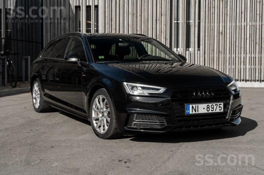 Melns Audi A4 2017 Rīga, ar dzinēja tilpumu 2.00 L un nobraukumu 265 tūkst. km par 11777 €, foto 1 vietnē AUTOMOTO.COM.LV