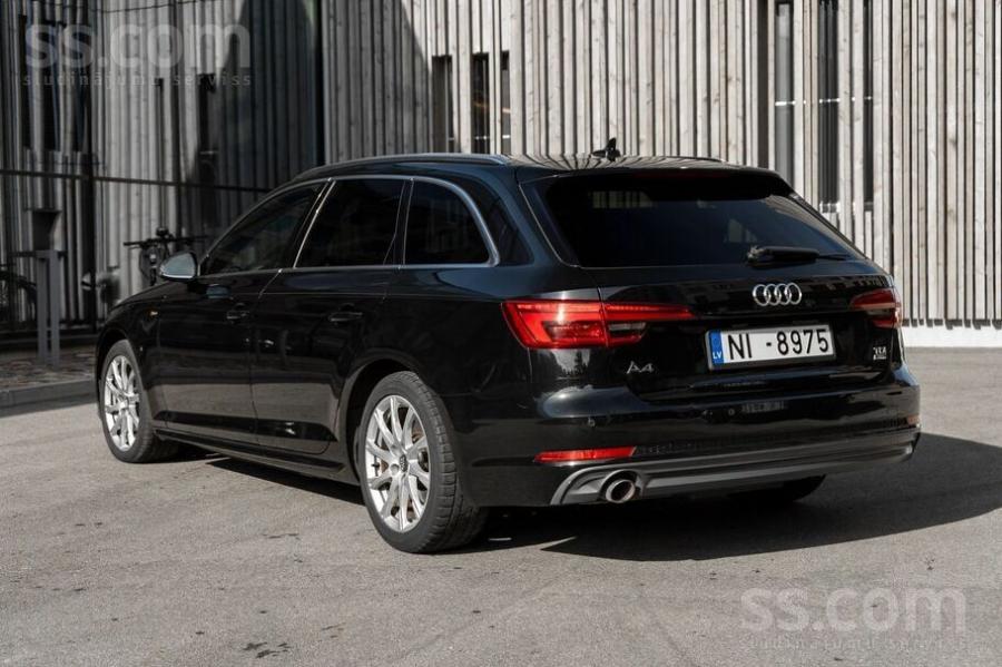 Melns Audi A4 2017 Rīga, ar dzinēja tilpumu 2.00 L un nobraukumu 265 tūkst. km par 11777 €, foto 6 vietnē AUTOMOTO.COM.LV