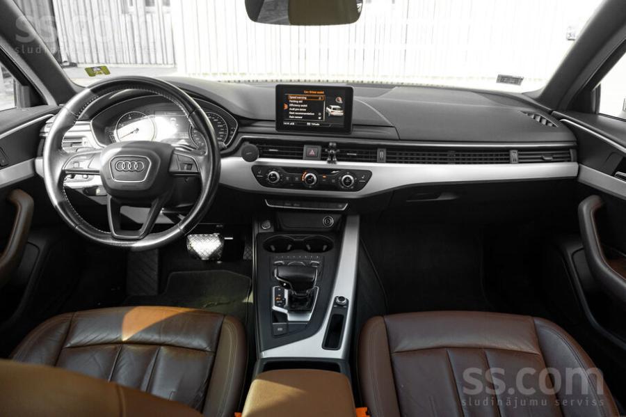 Melns Audi A4 2017 Rīga, ar dzinēja tilpumu 2.00 L un nobraukumu 265 tūkst. km par 11777 €, foto 8 vietnē AUTOMOTO.COM.LV