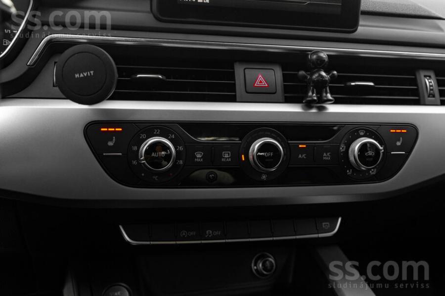 Melns Audi A4 2017 Rīga, ar dzinēja tilpumu 2.00 L un nobraukumu 265 tūkst. km par 11777 €, foto 12 vietnē AUTOMOTO.COM.LV