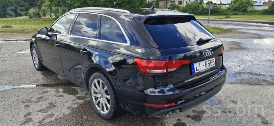 Melns Audi A4 2017 Ogre, ar dzinēja tilpumu 2.00 L un nobraukumu 220 tūkst. km par 11000 €, foto 5 vietnē AUTOMOTO.COM.LV