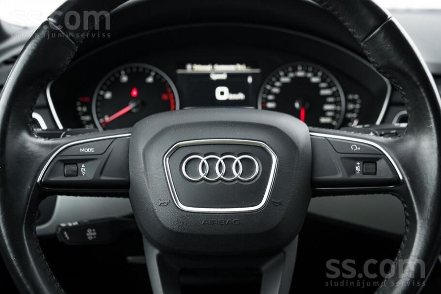 Black Audi A4 2017 in Riga, with an engine capacity of 2.00 L and mileage of 0 thousand km for 13555 €, photo 19 on AUTOMOTO.COM.LV