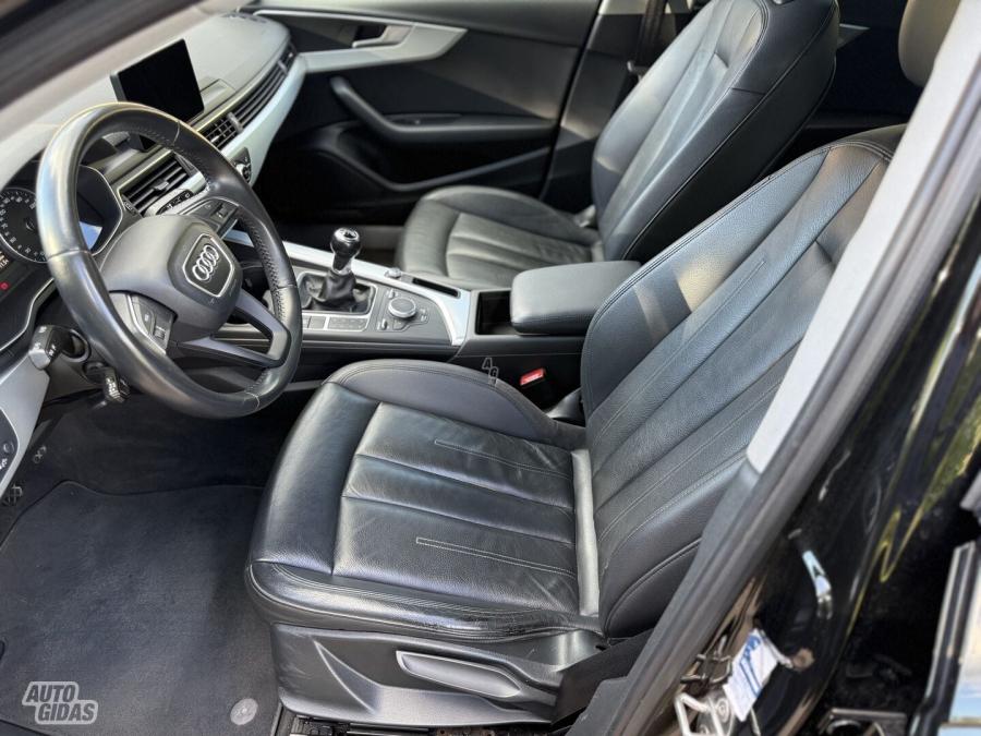 Black Audi A4 2017 in Utena, with an engine capacity of 2.00 L and mileage of 221 thousand km for 11700 €, photo 13 on AUTOMOTO.COM.LV