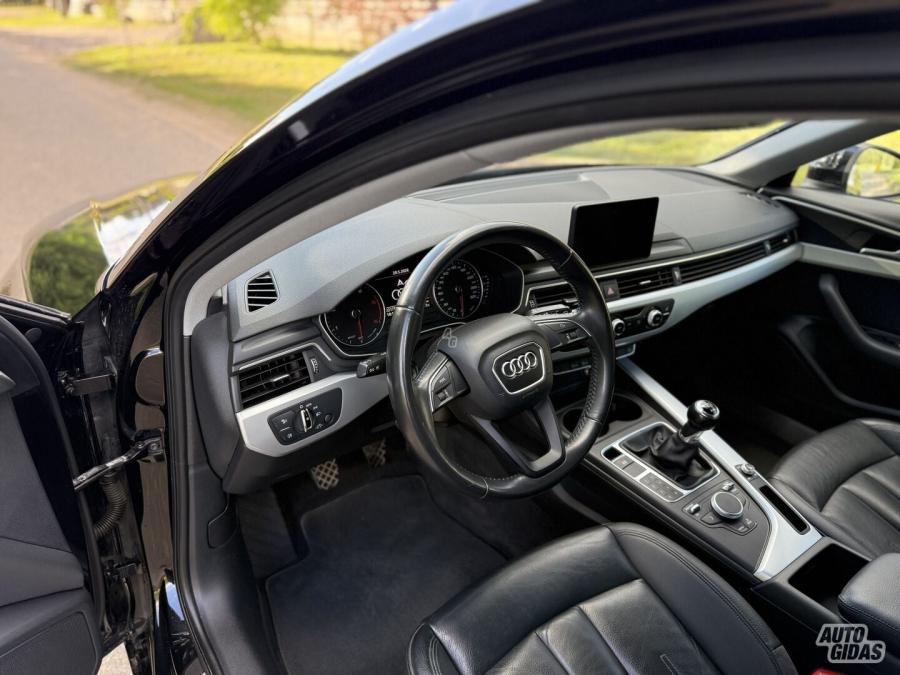 Black Audi A4 2017 in Utena, with an engine capacity of 2.00 L and mileage of 221 thousand km for 11700 €, photo 15 on AUTOMOTO.COM.LV