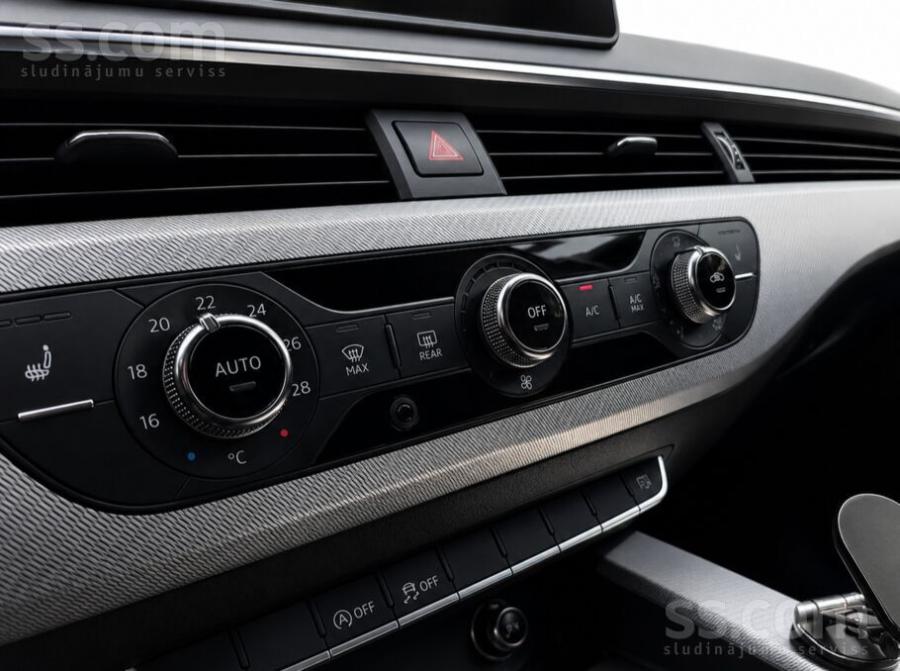 Black Audi A4 2017 in Riga, with an engine capacity of 2.00 L and mileage of 204 thousand km for 11900 €, photo 17 on AUTOMOTO.COM.LV