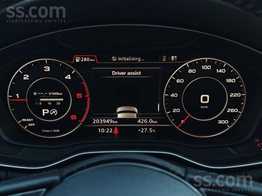 Black Audi A4 2017 in Riga, with an engine capacity of 2.00 L and mileage of 204 thousand km for 11900 €, photo 20 on AUTOMOTO.COM.LV