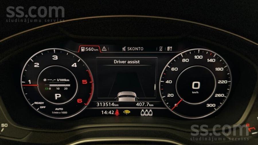 Melns Audi A4 2017 Rīga, ar dzinēja tilpumu 2.00 L un nobraukumu 314 tūkst. km par 13490 €, foto 13 vietnē AUTOMOTO.COM.LV
