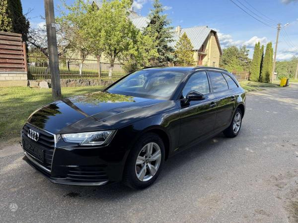Black Audi A4 2017 in Utena, with an engine capacity of 1.97 L and mileage of 221 thousand km for 11700 €, photo 1 on AUTOMOTO.COM.LV