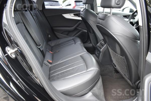 Melns Audi A4 2017 Kuldīga, ar dzinēja tilpumu 2.00 L un nobraukumu 0 tūkst. km par 12990 €, foto 8 vietnē AUTOMOTO.COM.LV