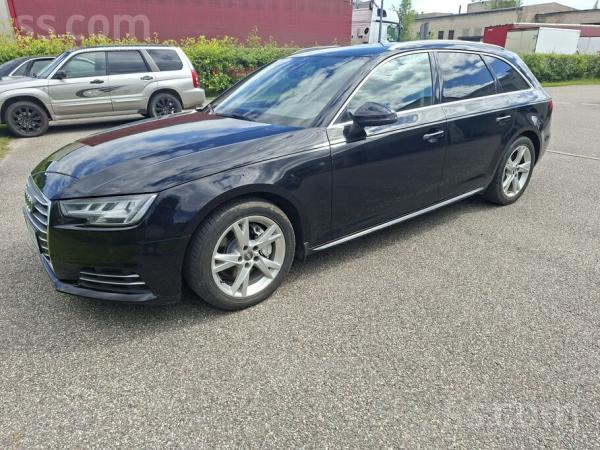 Black Audi A4 2017 in Limbazi, with an engine capacity of 2.00 L and mileage of 259 thousand km for 12900 €, photo 3 on AUTOMOTO.COM.LV