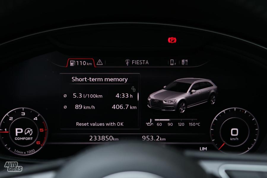 Black Audi A4 2017 in Vilnius, with an engine capacity of 2.00 L and mileage of 234 thousand km for 12000 €, photo 6 on AUTOMOTO.COM.LV
