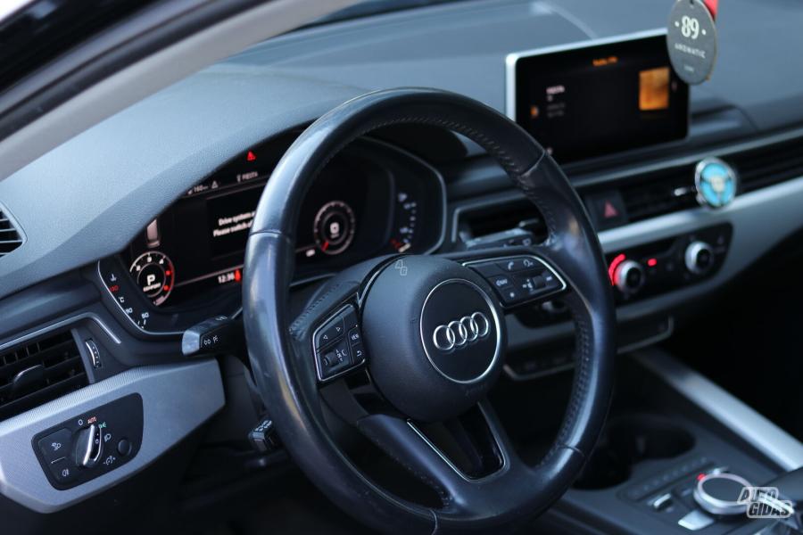 Black Audi A4 2017 in Vilnius, with an engine capacity of 2.00 L and mileage of 234 thousand km for 12000 €, photo 8 on AUTOMOTO.COM.LV