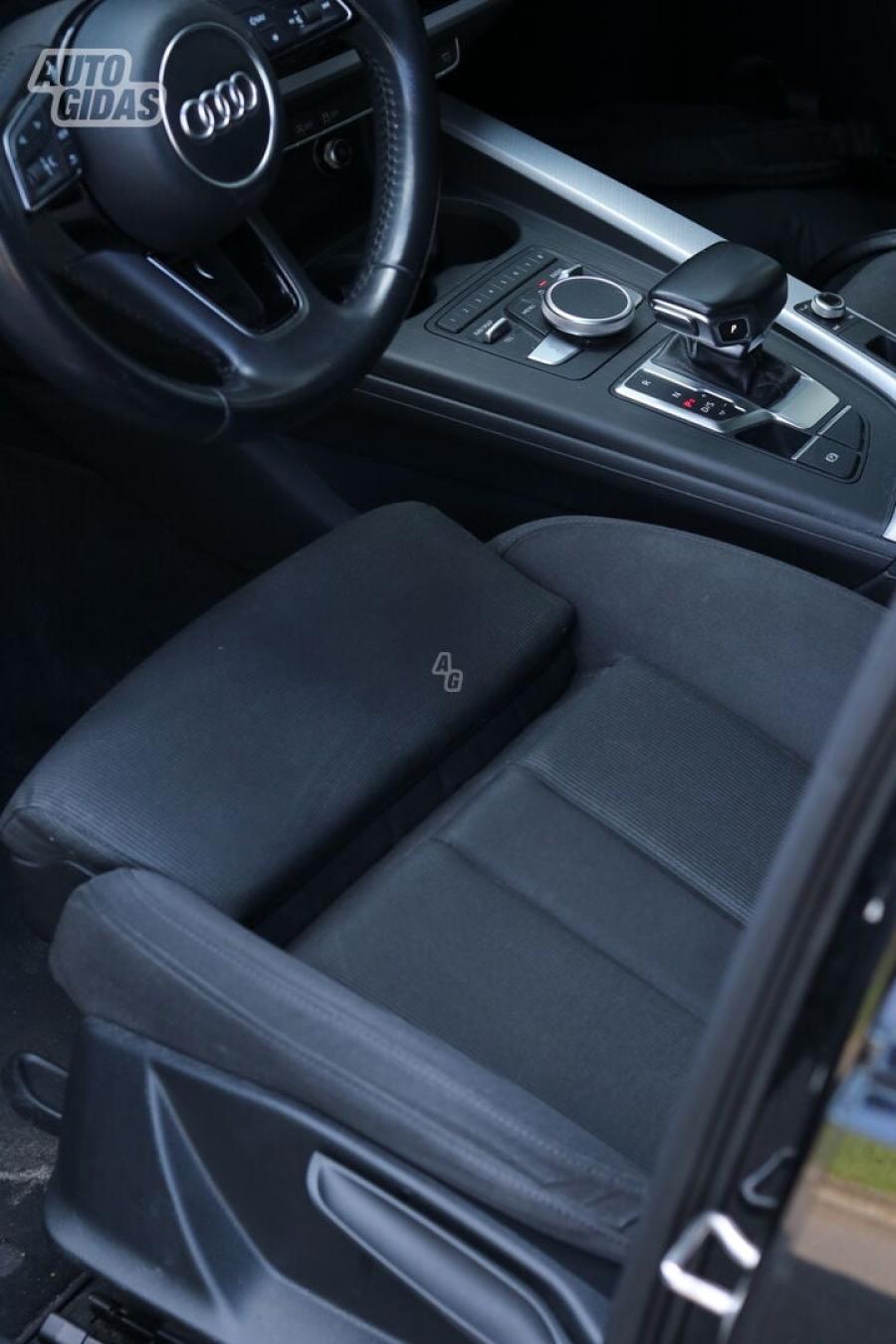 Black Audi A4 2017 in Vilnius, with an engine capacity of 2.00 L and mileage of 234 thousand km for 12000 €, photo 12 on AUTOMOTO.COM.LV