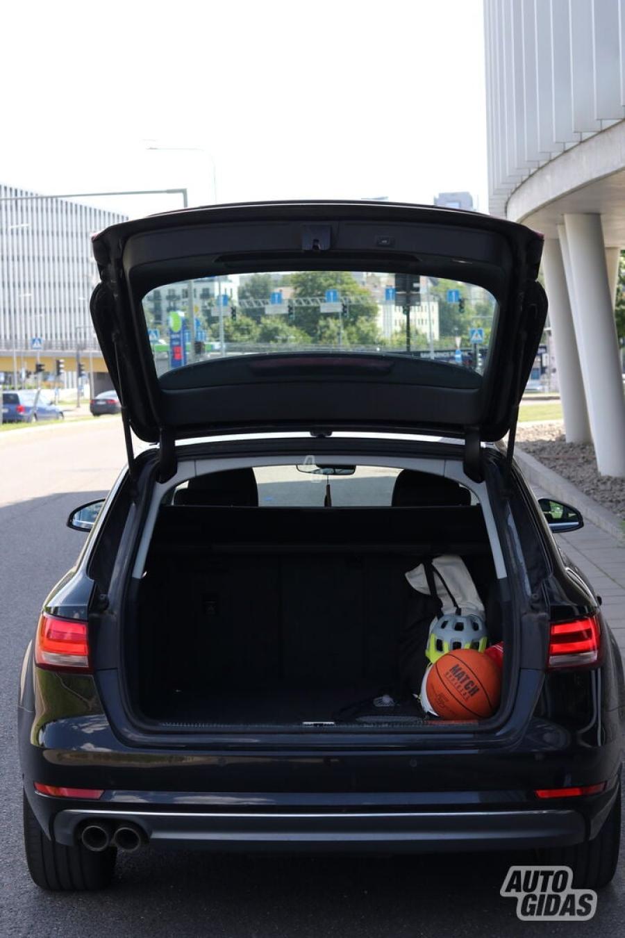 Black Audi A4 2017 in Vilnius, with an engine capacity of 2.00 L and mileage of 234 thousand km for 12000 €, photo 23 on AUTOMOTO.COM.LV