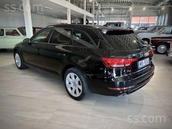 Black Audi A4 2017 in Dobele, with an engine capacity of 2.00 L and mileage of 277 thousand km for 8550 €, photo 6 on AUTOMOTO.COM.LV