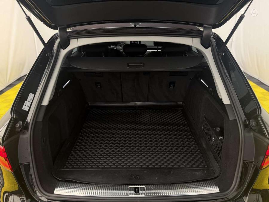 Black Audi A4 2017 in Vilnius, with an engine capacity of 1.97 L and mileage of 299 thousand km for 11950 €, photo 13 on AUTOMOTO.COM.LV