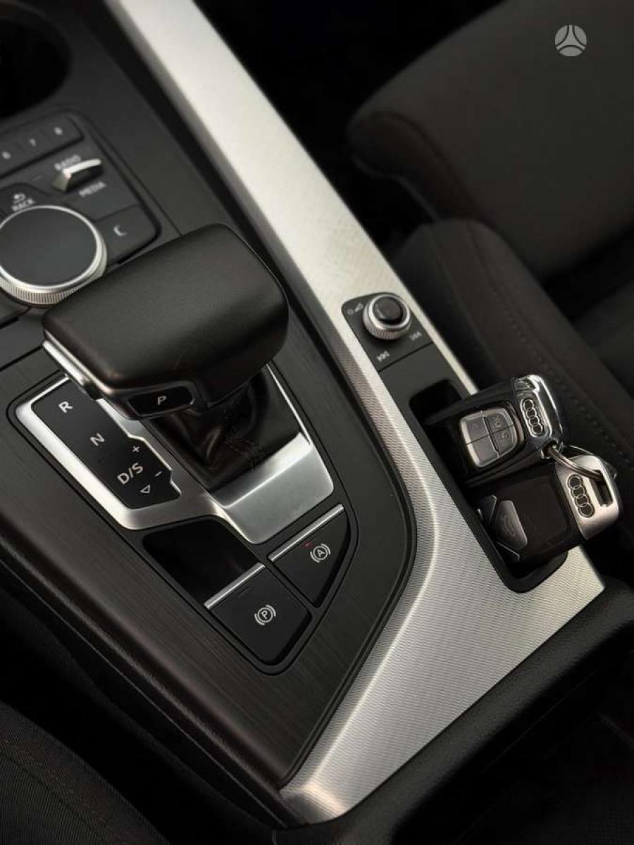 Black Audi A4 2017 in Vilnius, with an engine capacity of 1.97 L and mileage of 299 thousand km for 11950 €, photo 20 on AUTOMOTO.COM.LV