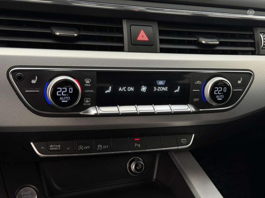 Black Audi A4 2017 in Vilnius, with an engine capacity of 1.97 L and mileage of 299 thousand km for 11950 €, photo 22 on AUTOMOTO.COM.LV
