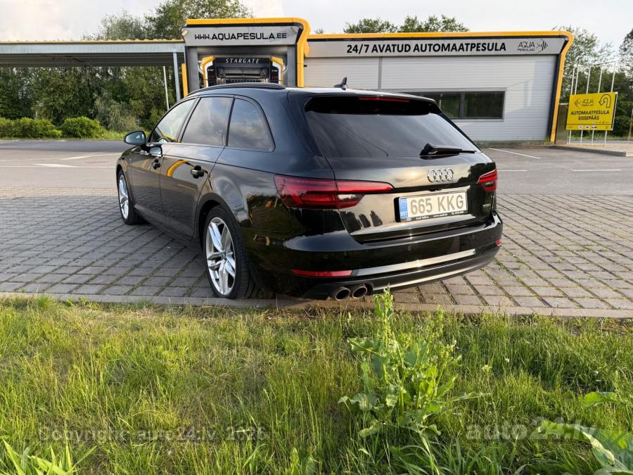 Melns Audi A4 2017 Tallina, ar dzinēja tilpumu 3.00 L un nobraukumu 206 tūkst. km par 14899 €, foto 5 vietnē AUTOMOTO.COM.LV