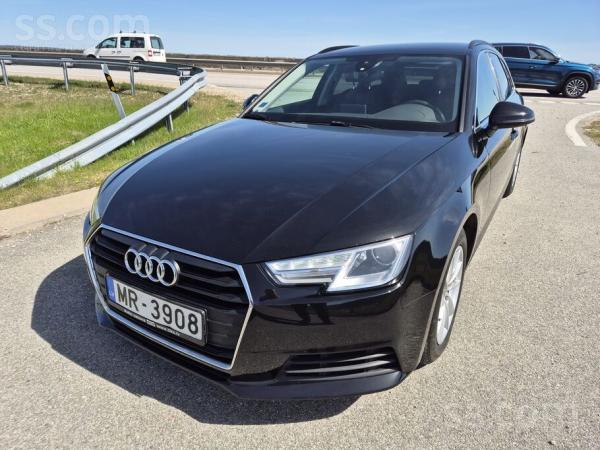 Black Audi A4 2017 in Riga, with an engine capacity of 2.00 L and mileage of 332 thousand km for 11500 €, photo 1 on AUTOMOTO.COM.LV