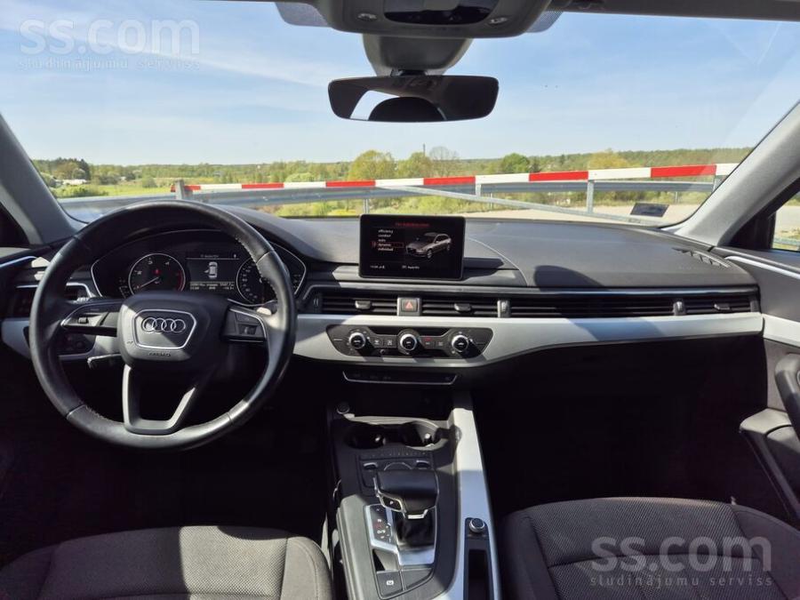 Black Audi A4 2017 in Riga, with an engine capacity of 2.00 L and mileage of 332 thousand km for 11500 €, photo 9 on AUTOMOTO.COM.LV