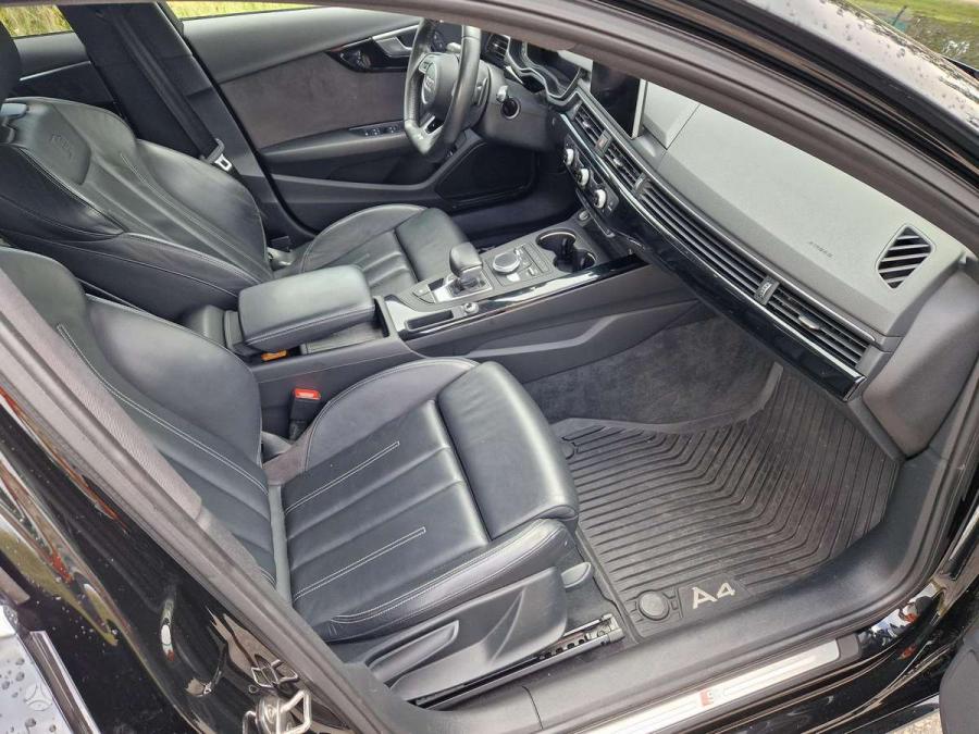 Melns Audi A4 2017 Viļņa, ar dzinēja tilpumu 1.97 L un nobraukumu 319 tūkst. km par 13300 €, foto 8 vietnē AUTOMOTO.COM.LV