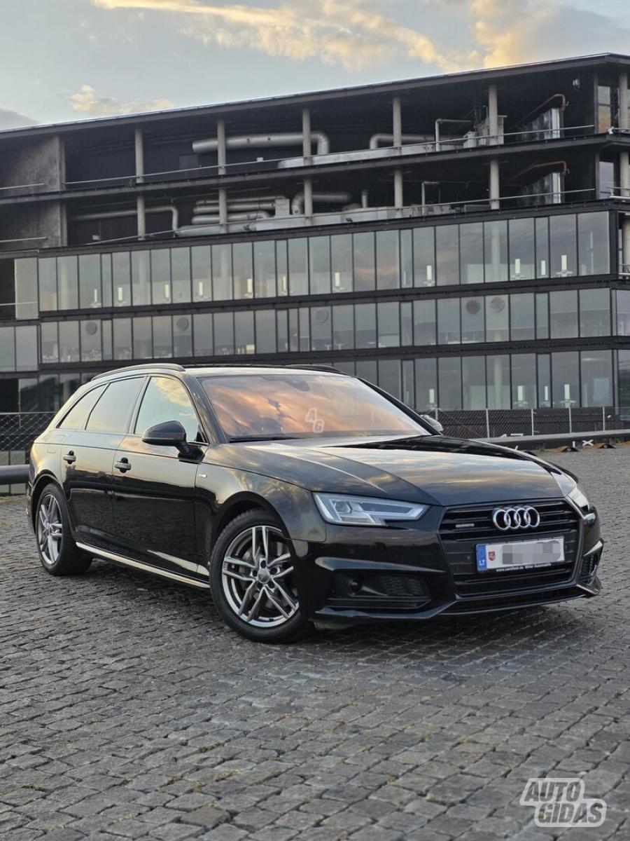 Black Audi A4 2017 in Kaunas, with an engine capacity of 2.00 L and mileage of 268 thousand km for 13700 €, photo 1 on AUTOMOTO.COM.LV