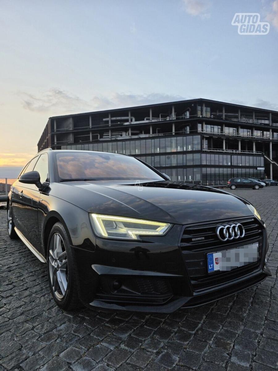 Black Audi A4 2017 in Kaunas, with an engine capacity of 2.00 L and mileage of 268 thousand km for 13700 €, photo 5 on AUTOMOTO.COM.LV