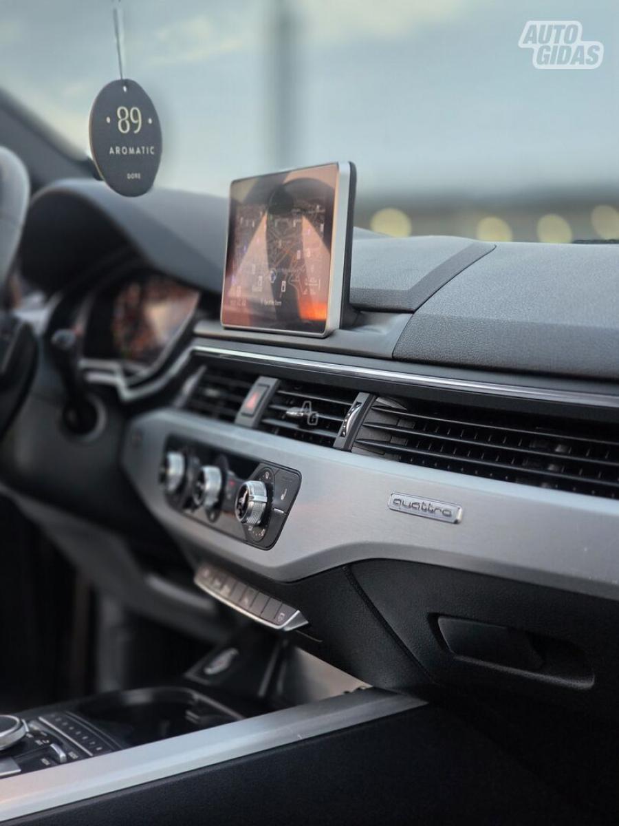 Black Audi A4 2017 in Kaunas, with an engine capacity of 2.00 L and mileage of 268 thousand km for 13700 €, photo 18 on AUTOMOTO.COM.LV