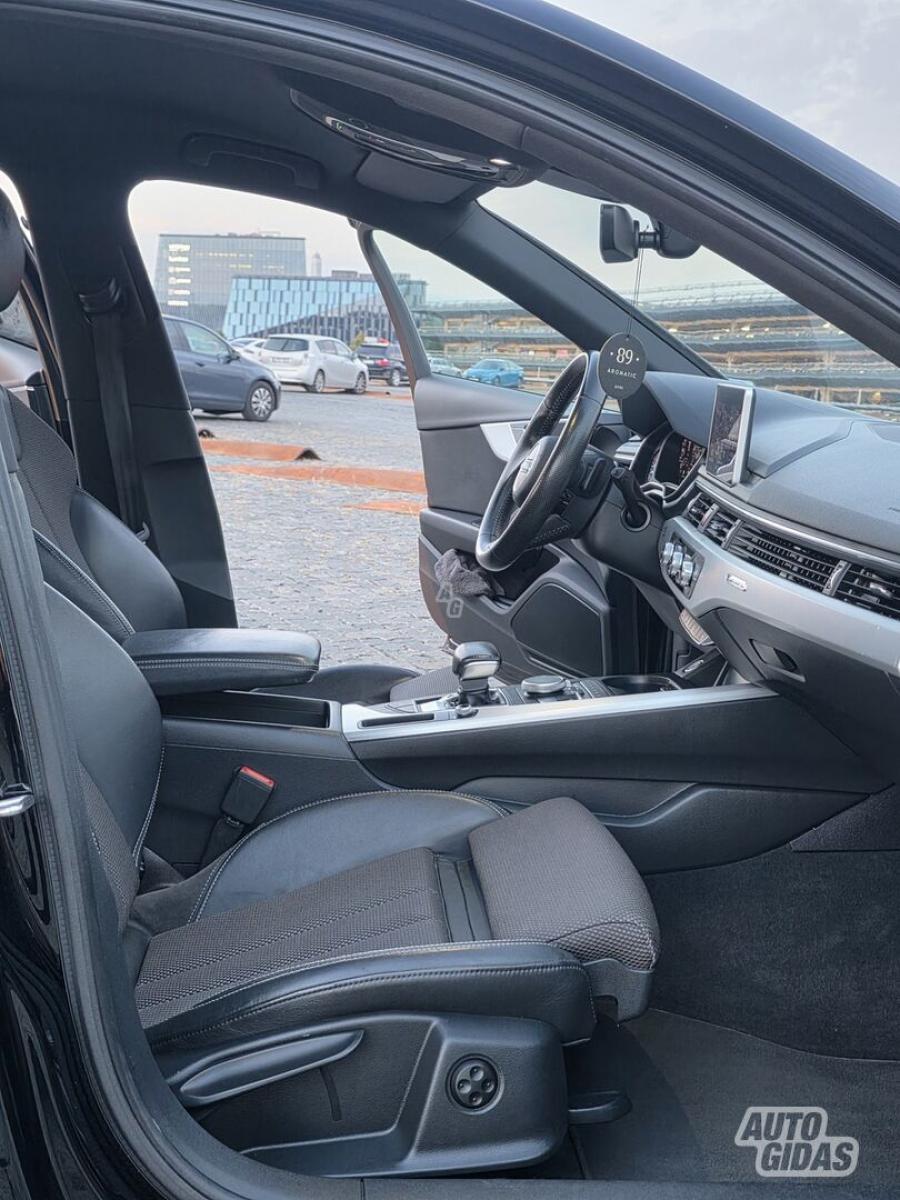 Black Audi A4 2017 in Kaunas, with an engine capacity of 2.00 L and mileage of 268 thousand km for 13700 €, photo 31 on AUTOMOTO.COM.LV
