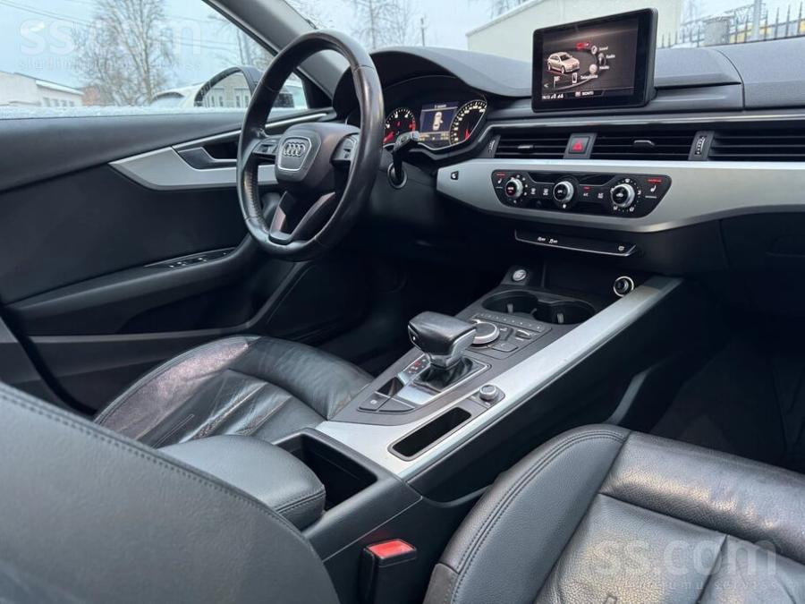 Melns Audi A4 2017 Rīga, ar dzinēja tilpumu 2.00 L un nobraukumu 325 tūkst. km par 9900 €, foto 13 vietnē AUTOMOTO.COM.LV