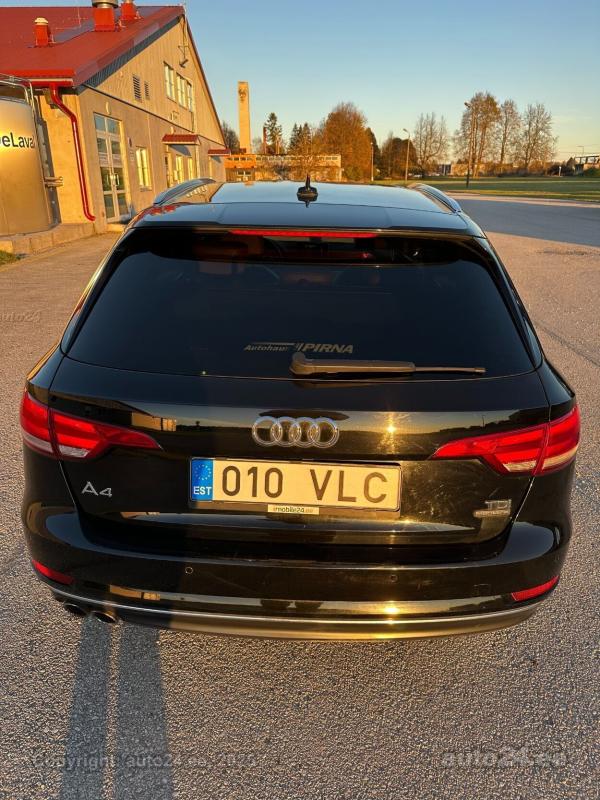 Black Audi A4 2018 in Tallinn, with an engine capacity of 2.00 L and mileage of 218 thousand km for 20500 €, photo 11 on AUTOMOTO.COM.LV