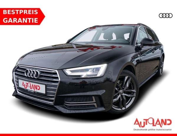 Black Audi A4 2018 in Kaunas, with an engine capacity of 2.00 L and mileage of 51 thousand km for 28529 €, photo 1 on AUTOMOTO.COM.LV