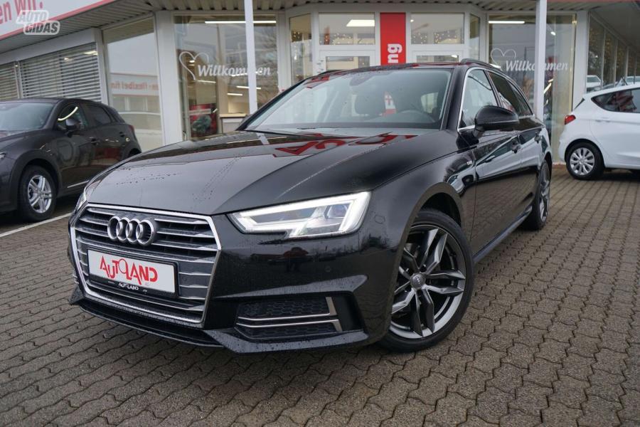 Black Audi A4 2018 in Kaunas, with an engine capacity of 2.00 L and mileage of 51 thousand km for 28529 €, photo 2 on AUTOMOTO.COM.LV