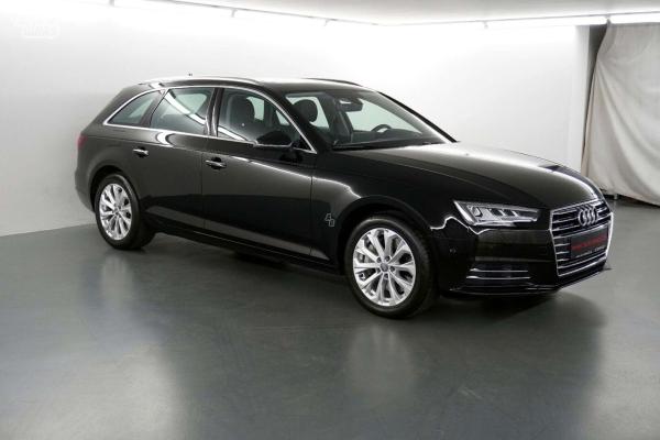 Black Audi A4 2018 in Kaunas, with an engine capacity of 2.00 L and mileage of 84 thousand km for 26211 €, photo 4 on AUTOMOTO.COM.LV