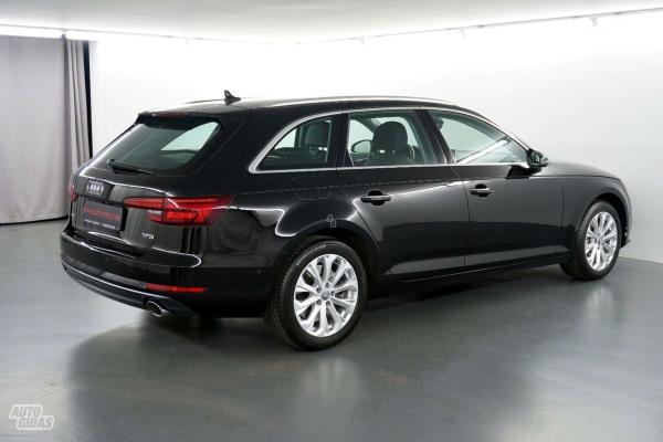 Black Audi A4 2018 in Kaunas, with an engine capacity of 2.00 L and mileage of 84 thousand km for 26211 €, photo 6 on AUTOMOTO.COM.LV