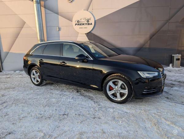 Black Audi A4 2018 in Kaunas, with an engine capacity of 2.00 L and mileage of 137 thousand km for 13950 €, photo 1 on AUTOMOTO.COM.LV