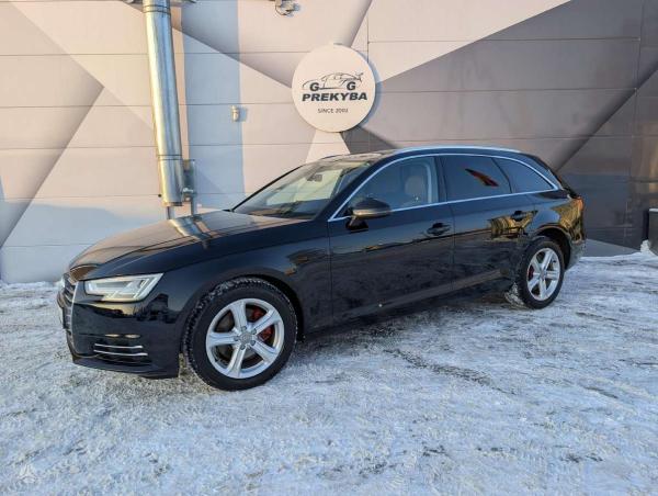 Black Audi A4 2018 in Kaunas, with an engine capacity of 2.00 L and mileage of 137 thousand km for 13950 €, photo 4 on AUTOMOTO.COM.LV