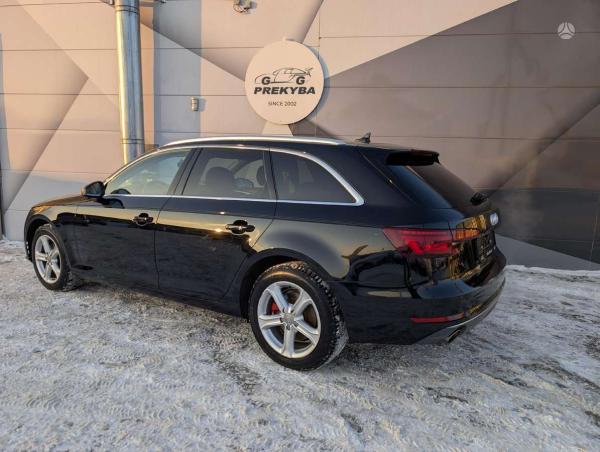 Black Audi A4 2018 in Kaunas, with an engine capacity of 2.00 L and mileage of 137 thousand km for 13950 €, photo 5 on AUTOMOTO.COM.LV