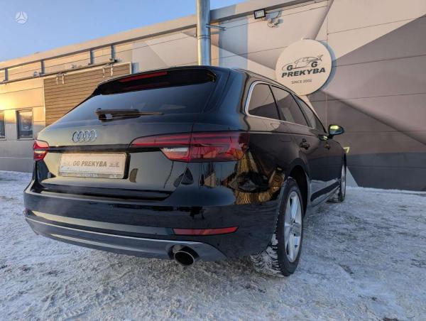 Black Audi A4 2018 in Kaunas, with an engine capacity of 2.00 L and mileage of 137 thousand km for 13950 €, photo 7 on AUTOMOTO.COM.LV