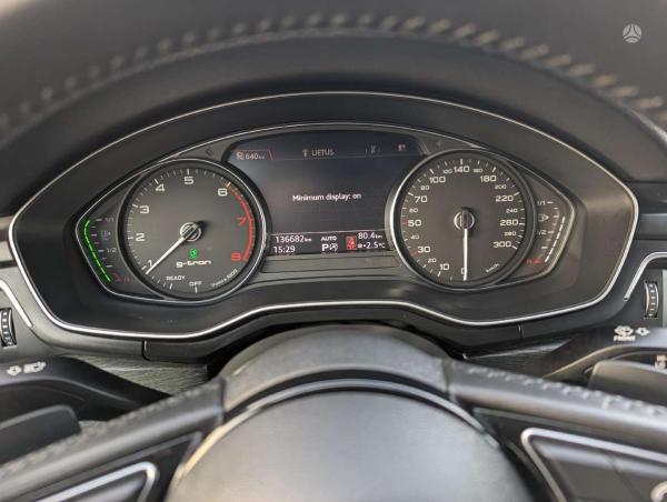 Black Audi A4 2018 in Kaunas, with an engine capacity of 2.00 L and mileage of 137 thousand km for 13950 €, photo 11 on AUTOMOTO.COM.LV