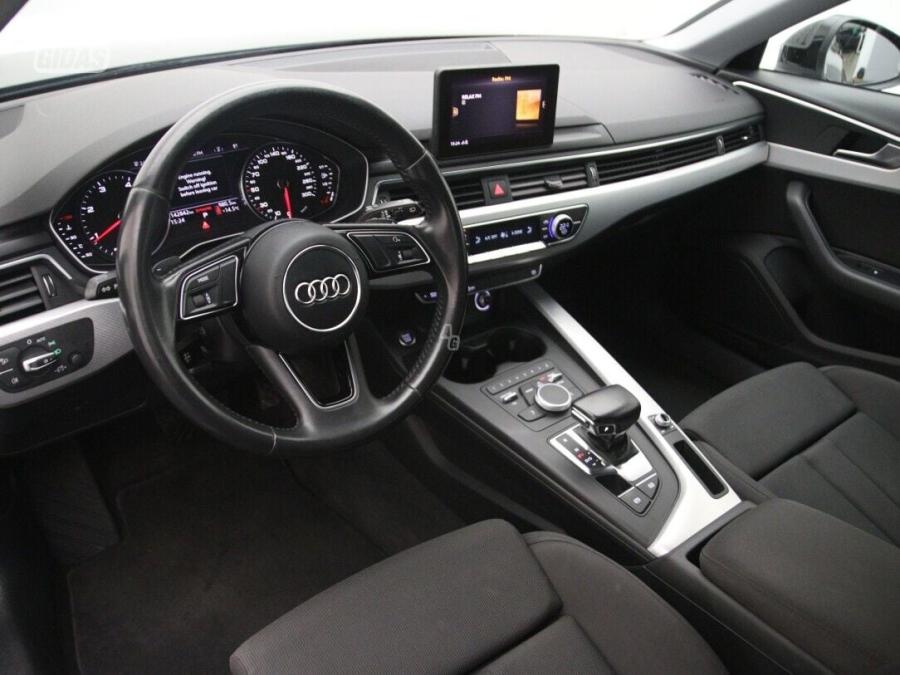 Black Audi A4 2018 in Vilnius, with an engine capacity of 2.00 L and mileage of 143 thousand km for 16699 €, photo 16 on AUTOMOTO.COM.LV