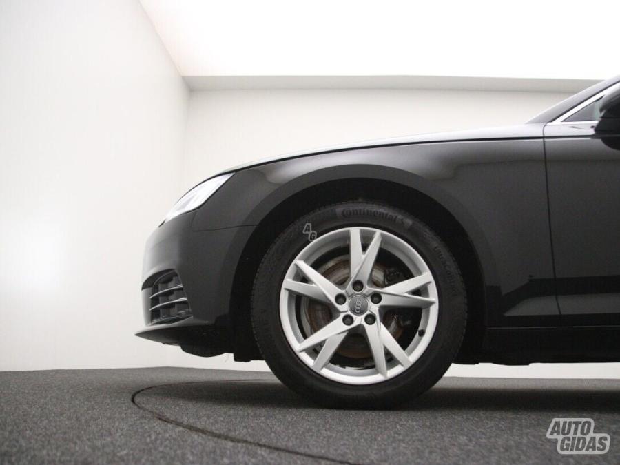Black Audi A4 2018 in Vilnius, with an engine capacity of 2.00 L and mileage of 143 thousand km for 16699 €, photo 27 on AUTOMOTO.COM.LV